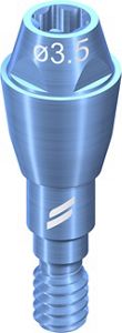NC Screw-retained Abutment, straight, Ø 3.5mm, GH 2.5mm, TAN ...