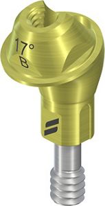 NC Screw-retained Abutment, angled 17°, Ø 4.6mm, GH 2.5mm, type B, TAN ...