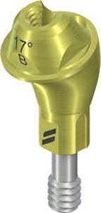 NC Screw-retained Abutment, angled 17°, Ø 4.6mm, GH 3.5mm, type B, TAN ...
