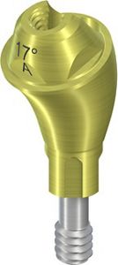 NC Screw-retained Abutment, angled 17°, Ø 4.6mm, GH 4.5mm, type A, TAN ...