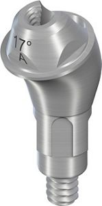 RC Screw-retained Abutment, angled 17°, Ø 4.6mm, GH 3.5mm, type A, TAN ...
