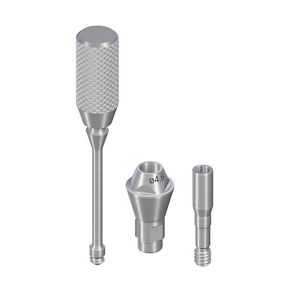 RC Screw-retained Abutment, straight, Ø 4.6mm, GH 2.5mm, Pin, TAN ...