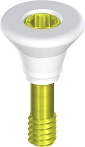 NC Healing Abutment - conical, Ø 4.8mm, H 2mm, ZrO2/TAN | Straumann ...