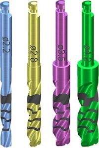 Drill Set, short, for Ø 4.8mm implants, single-use, TAN | Straumann ...