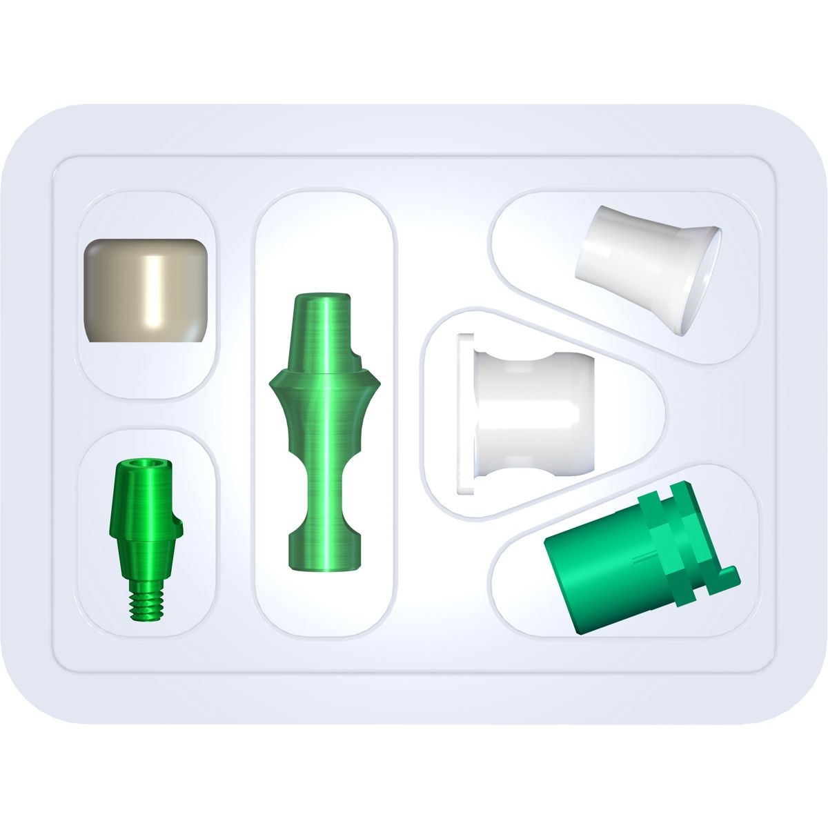 WN Solid All-In-One Set, green, H 4mm, for crown | Straumann Group ...