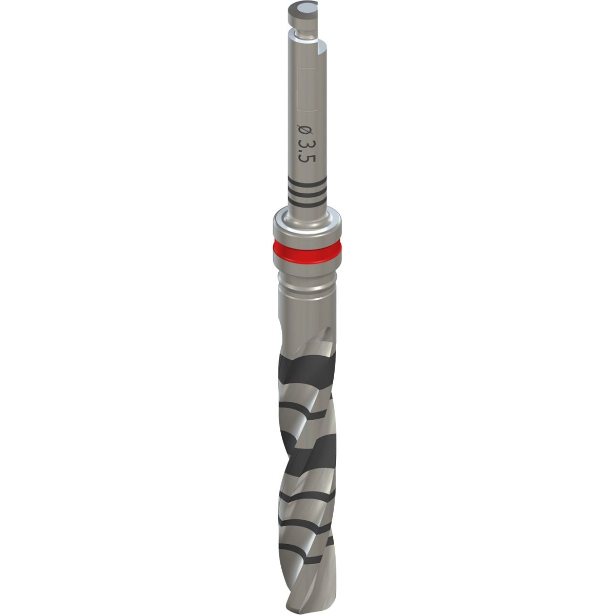 Foret hélicoïdal PRO, Ø 3.5mm, long, L 42mm, acier inoxydable ...