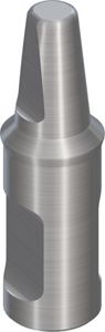 RN Analog for RN Solid Abutment 048.541, L 15.8mm, grey, Al | Straumann ...