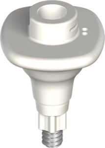 RB/WB XL Anatomic Healing Abutment XC, Ø 4.5mm, GH 2.5mm, H 5.5mm, PEEK ...