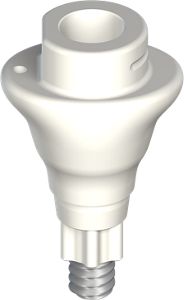 RB/WB S1 Anatomic Healing Abutment XC, Ø 3.8mm, GH 2.5mm, H 5.5mm, PEEK ...