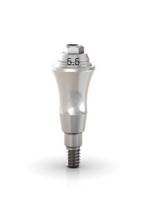 GM Mini Conical Abutment, Titanium, 5.5 mm | Straumann Group - Neodent USA