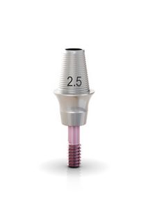 GM TITANIUM BASE FOR BRIDGE WITH NEO REMOVABLE SCREW 4.5X2.5 ...