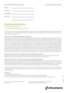 Straumann Xenograft/ Xenoflex Patienteninformation | Straumann Group ...