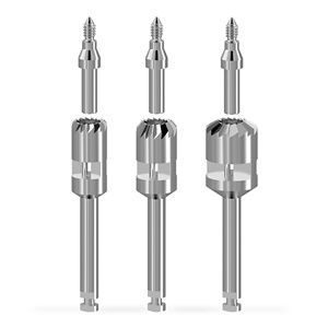 Lot de 3 fraises de forme Axiom® BL avec pions : Ø4.5 - Ø 5.3- Ø 6.6 ...