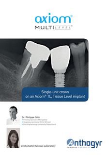 Axiom® Tissue Level - Dental Implants | Anthogyr