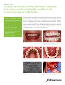 Straumann®️ ProArch - Immediate Fixed Full Arch Solutions