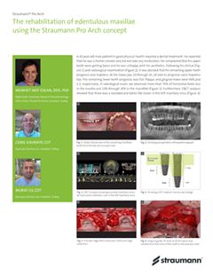 Straumann®️ ProArch - Immediate Fixed Full Arch Solutions