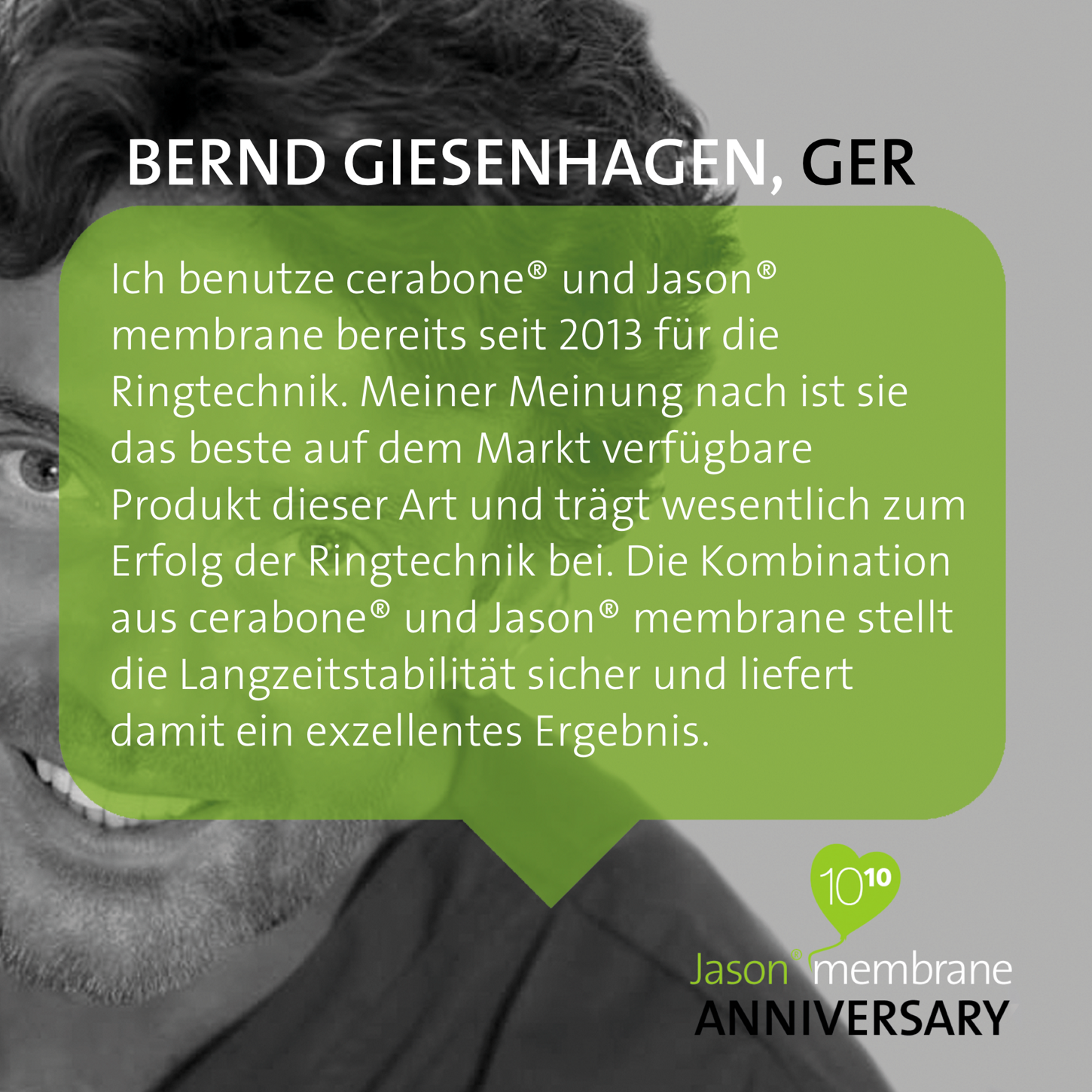 10 Jahre Jason® membrane