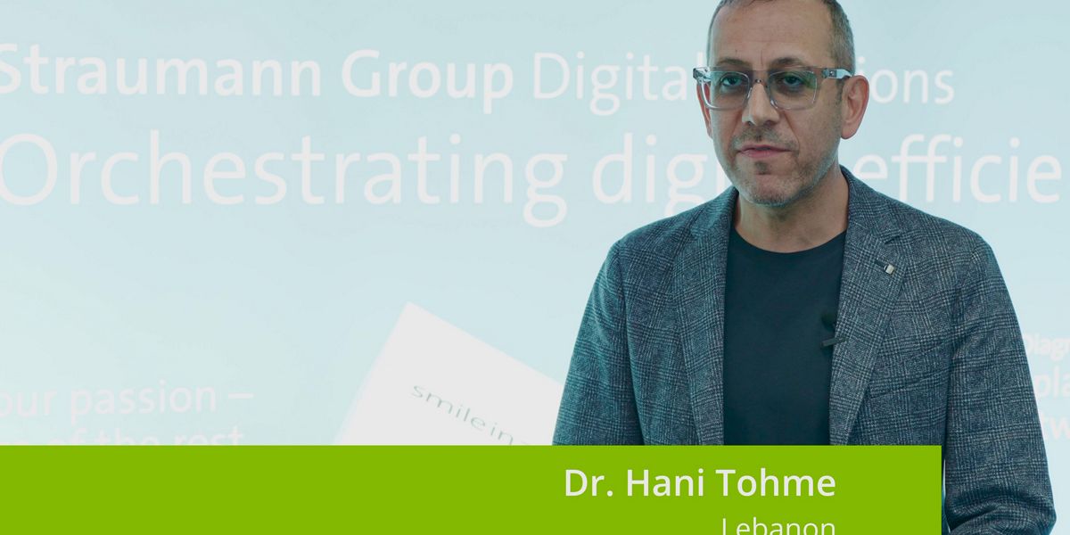 StraumannLIVE at AEEDC 2023: Interview with Hani Tohme